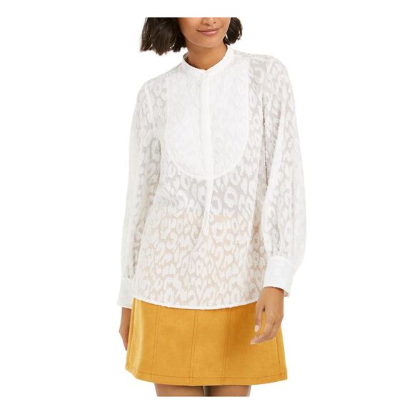 French Connection | Tops | Nwt French Connection Womens White Front Bib ...